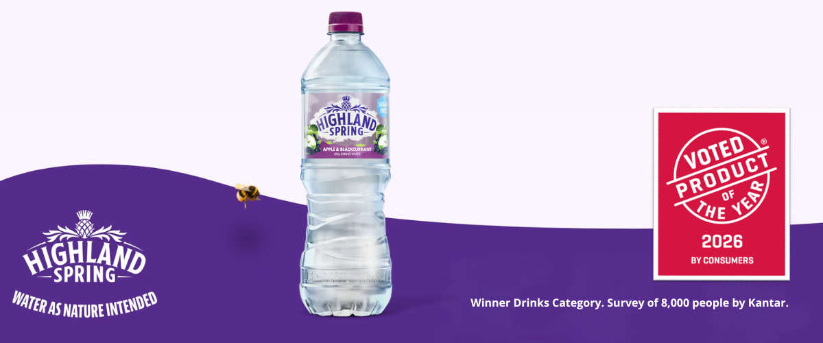 Highland Spring Awarded 2026 Product of the… | SHS Sales & Marketing